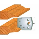 CMT 690.100 40mm Profile Knives For Insert Shaper System - Pair Knives ...